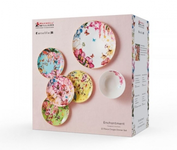 Maxwell & Williams Estelle Michaelides Enchantment Coupe Dinner Set ...
