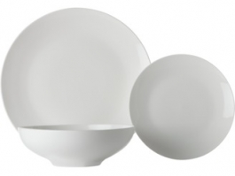 Maxwell & Williams White Basics Tribeca Coupe Dinner Set 12pcee