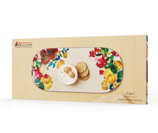 Maxwell & Williams Capri Cheese Platter 40x18cm Gift Boxed
